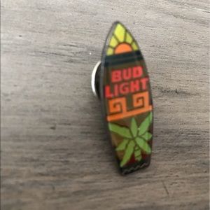 bud light | Other | 99s Bud Light Surfboard Colorful Enamel Pin | Poshmark